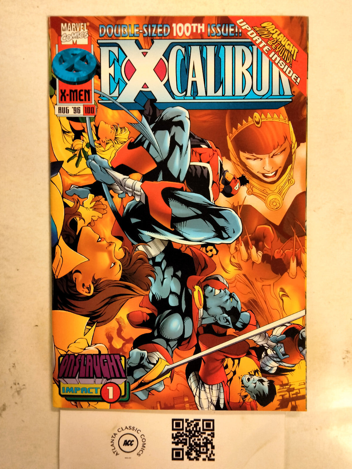 Excalibur #100 VF Marvel Comic Book Captain Britian Nightcrawler 11 HH ...