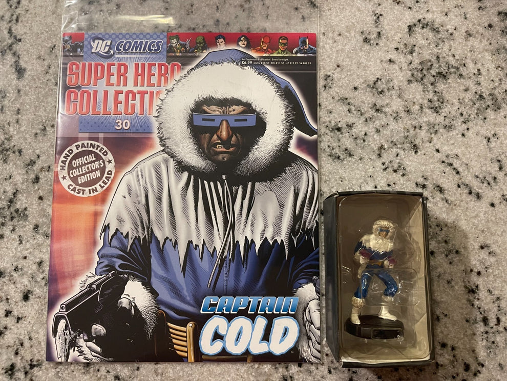Captain Cold Eaglemoss Lead Figure With Magazine # 30 DC Super Hero Co ...